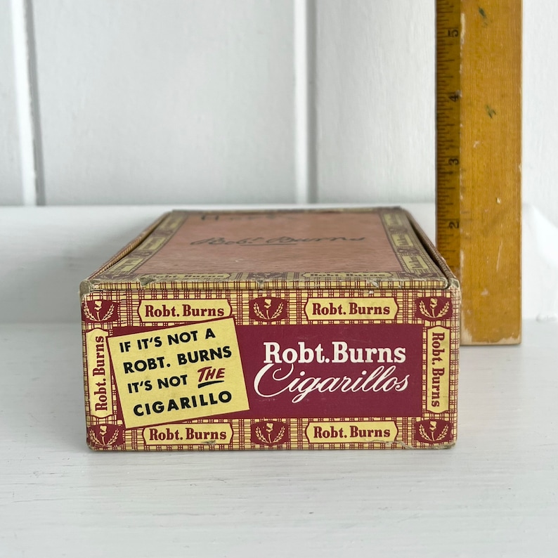 Robt. Burns Cigarillos Box, Vintage - Etsy