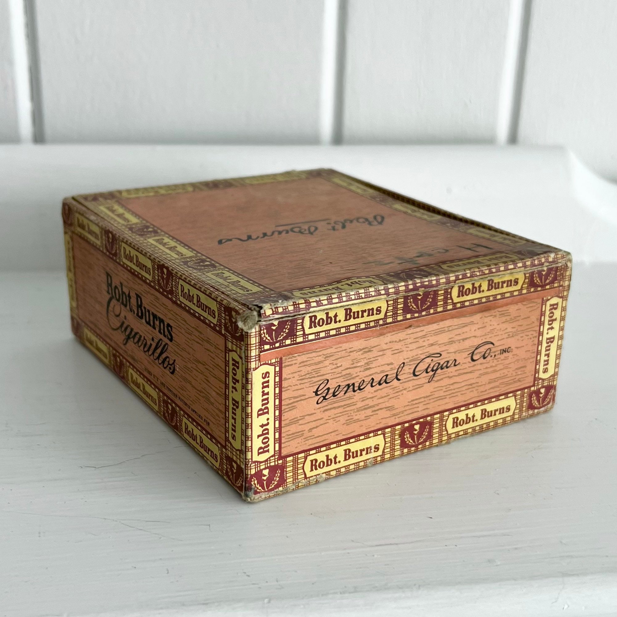 Robt. Burns Cigarillos Box, Vintage - Etsy