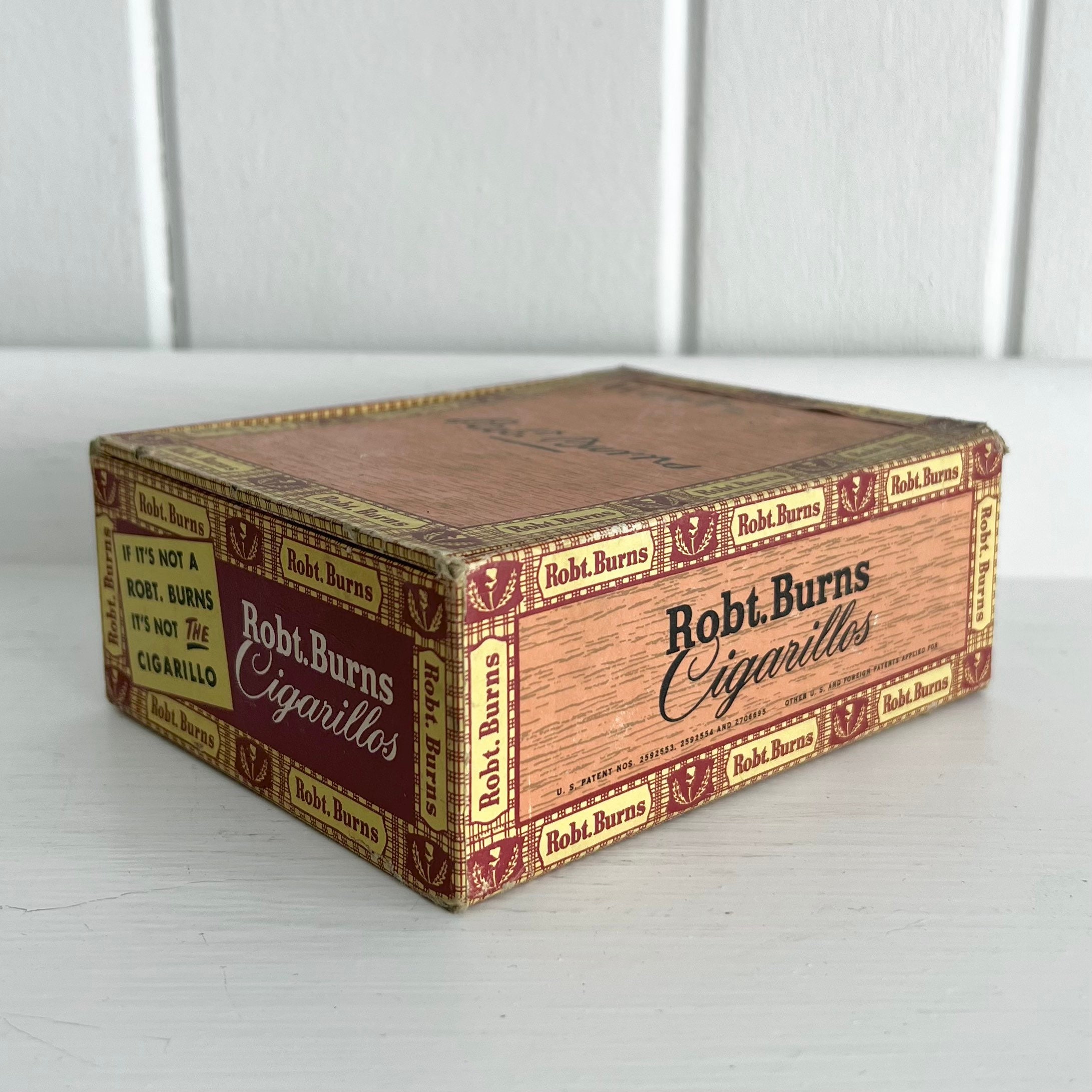 Robt. Burns Cigarillos Box, Vintage - Etsy