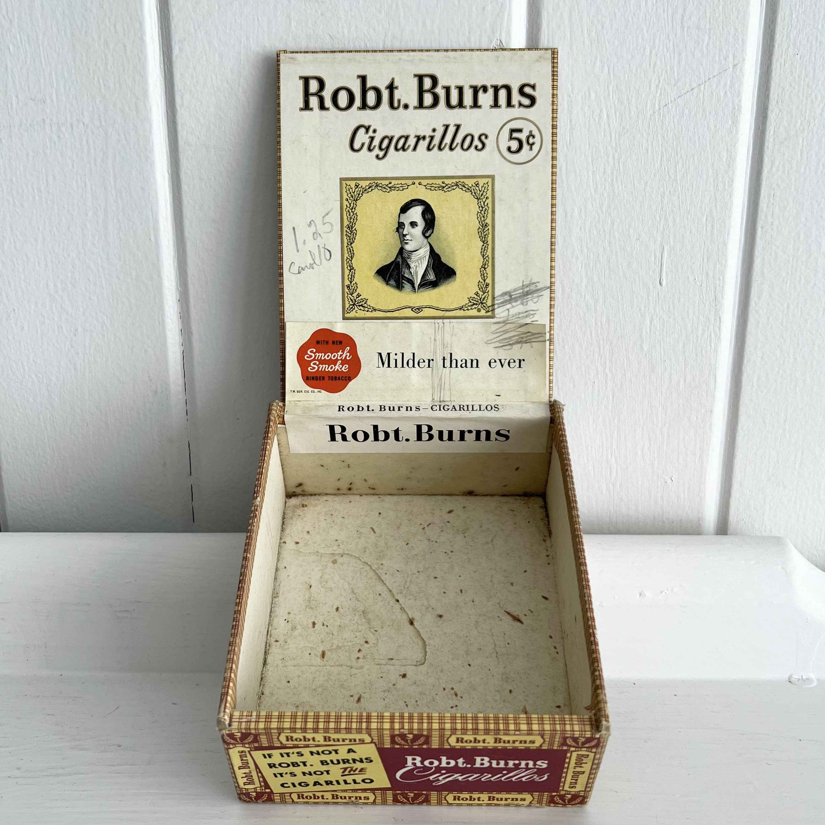Robt. Burns Cigarillos Box, Vintage - Etsy