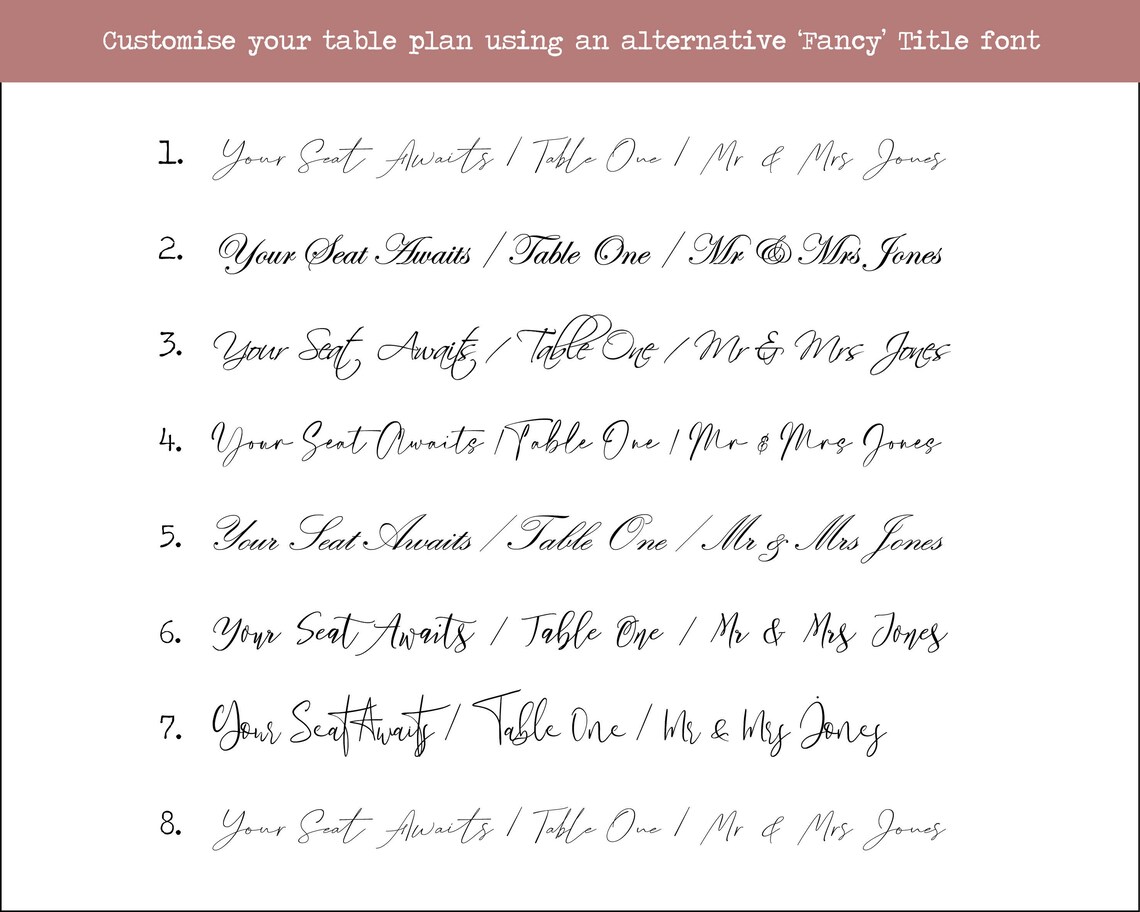 HELIGAN Leaf Print Wedding Table Plan / Seating Plan / - Etsy UK