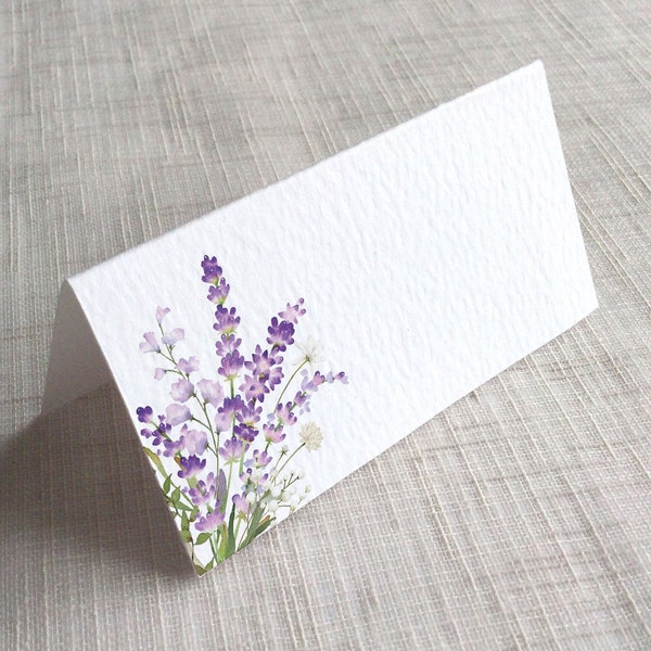 Purple Place Card - Etsy
