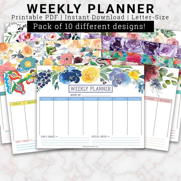 Printable Organizers - Etsy