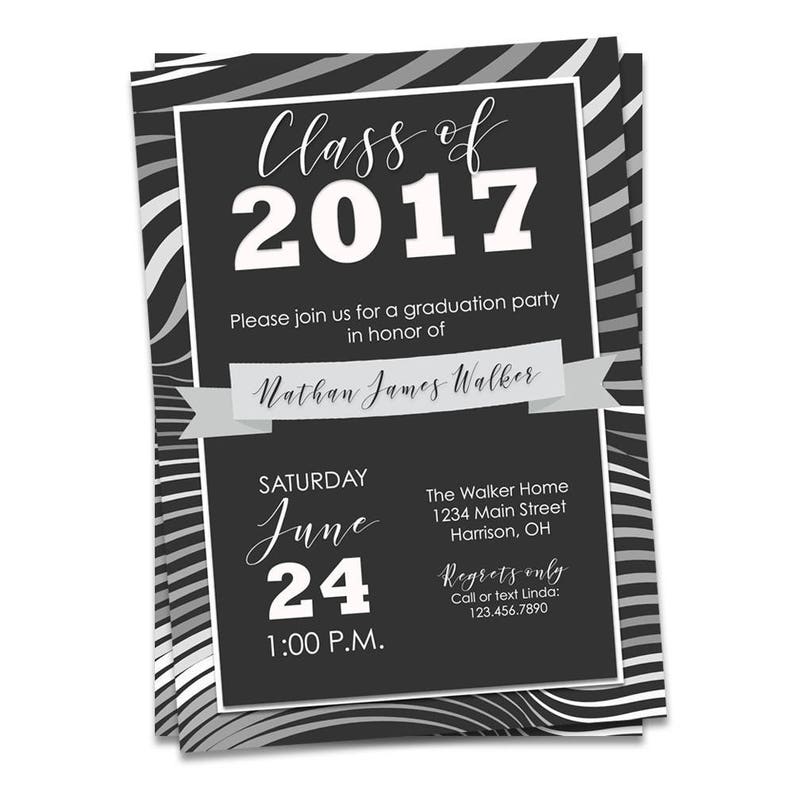 Custom Graduation Party Invitation Graduation Invitation | Etsy
