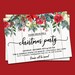 Rustic Christmas Invitation Printable Rustic Christmas Party - Etsy