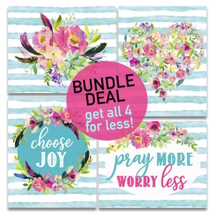 Choose Joy Printable Christian Print Bible Verse Print - Etsy