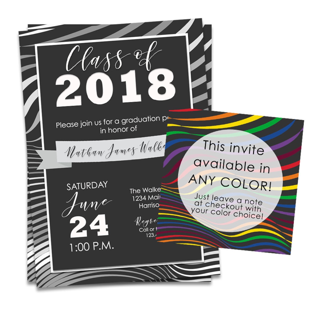 Custom Graduation Party Invitation Graduation Invitation - Etsy