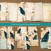 Peacock Postcard Collage Paper Kit, Scrapbooking, Digital Download ...
