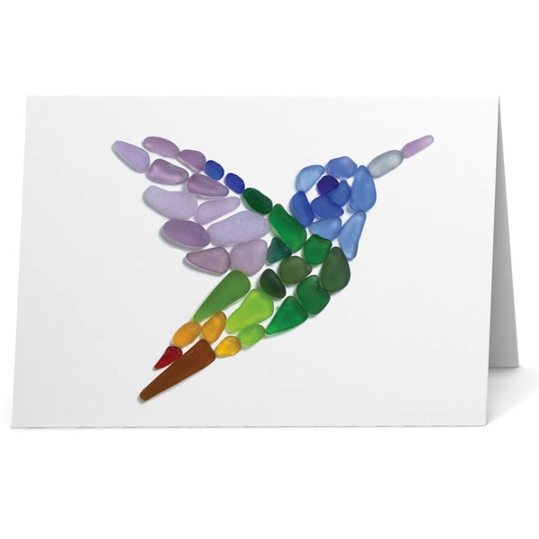 Seaglass Hummingbird - Etsy