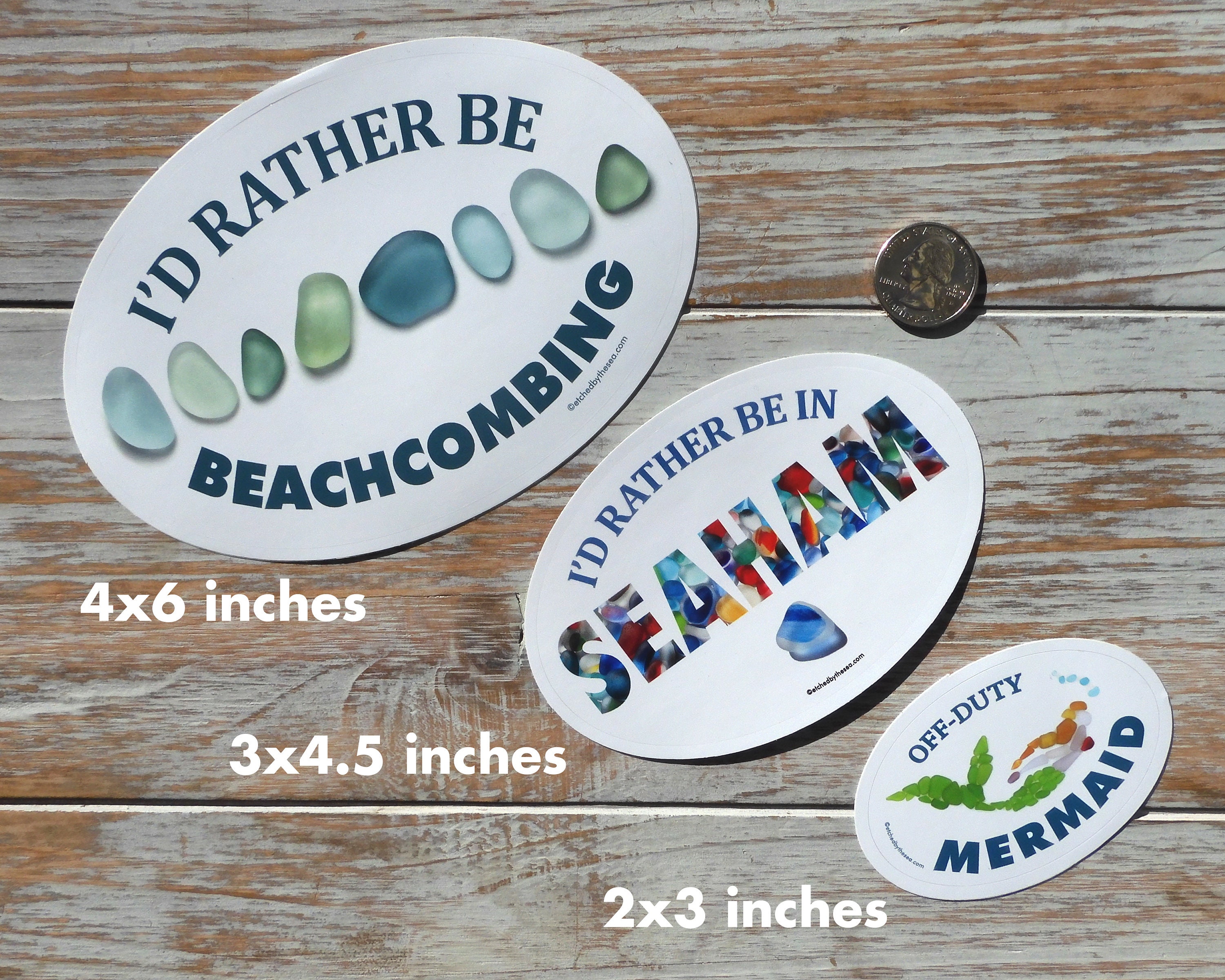 Cayucos Sea Glass Laptop or Bumper Sticker - Etsy