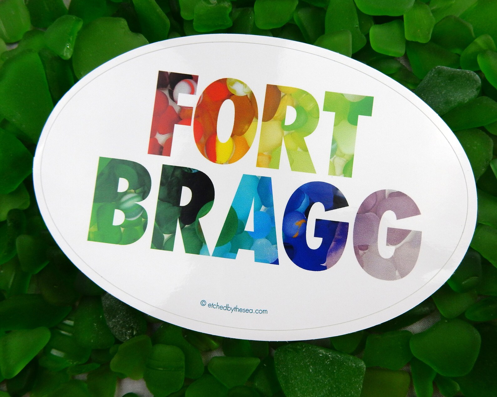 Fort Bragg Sea Glass Laptop or Bumper Sticker - Etsy