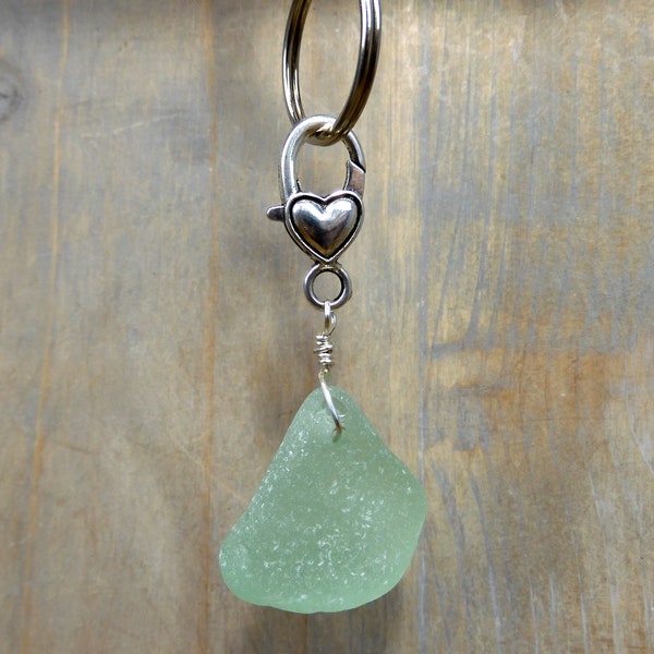 Sea Glass Keychain - Etsy