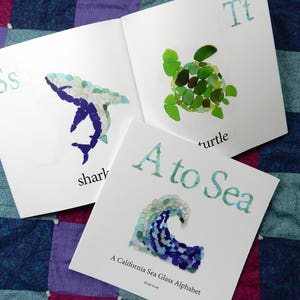 A to Sea - Sea Glass Alphabet Book - Etsy