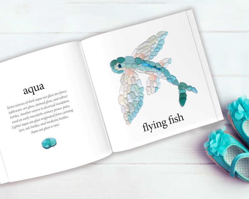 Sea Glass Books - Set of 2 - Alphabet and Colors - Etsy