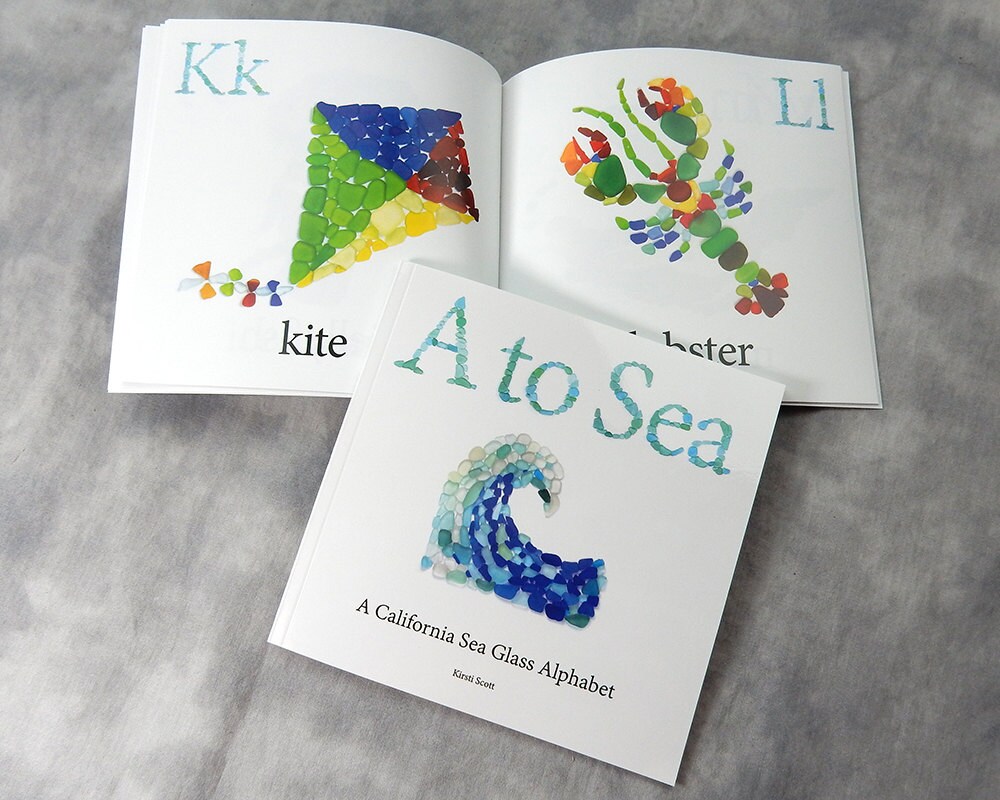 A to Sea - Sea Glass Alphabet Book - Etsy