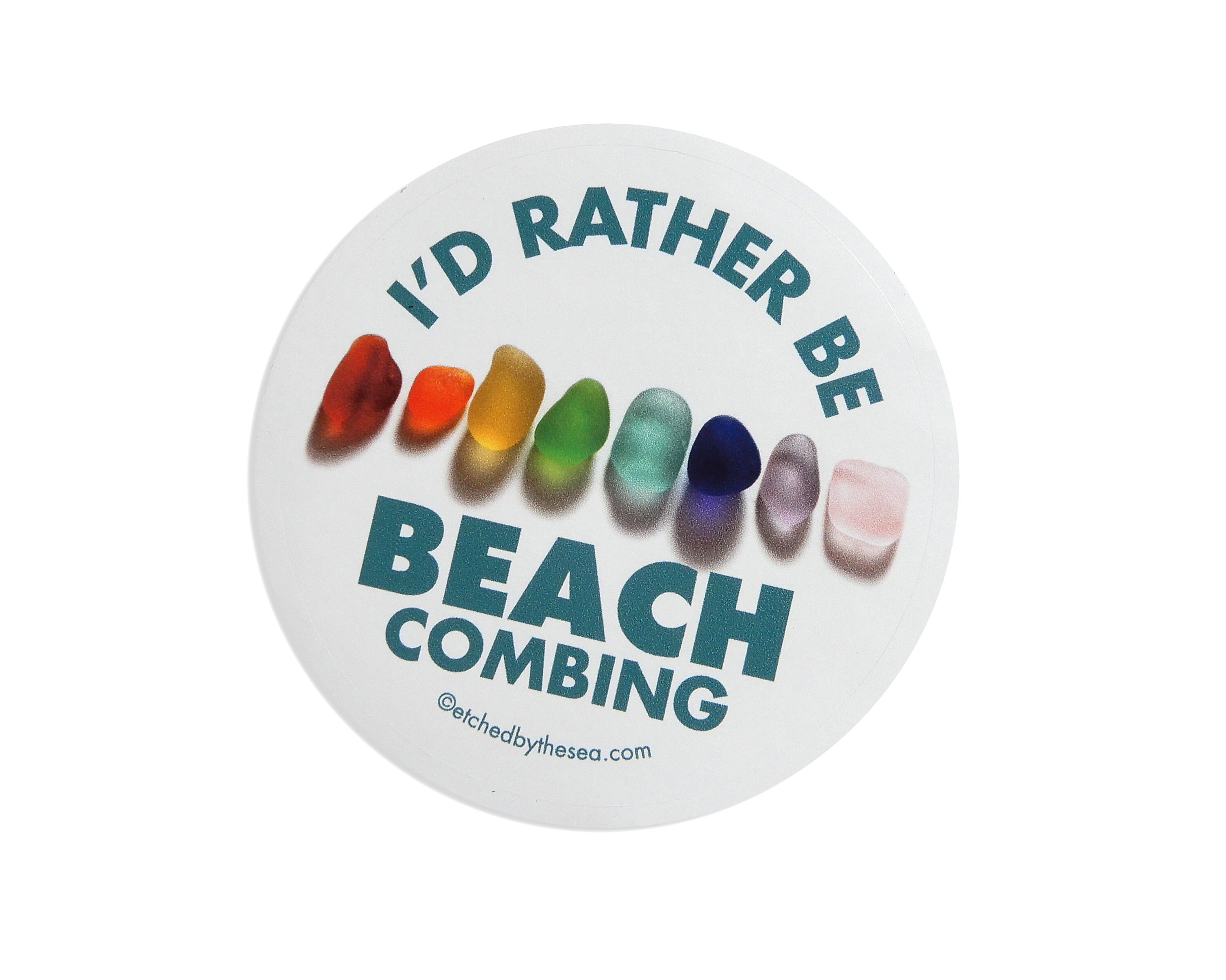 I'd Rather Be Beachcombing Laptop or Bumper Sticker | Etsy