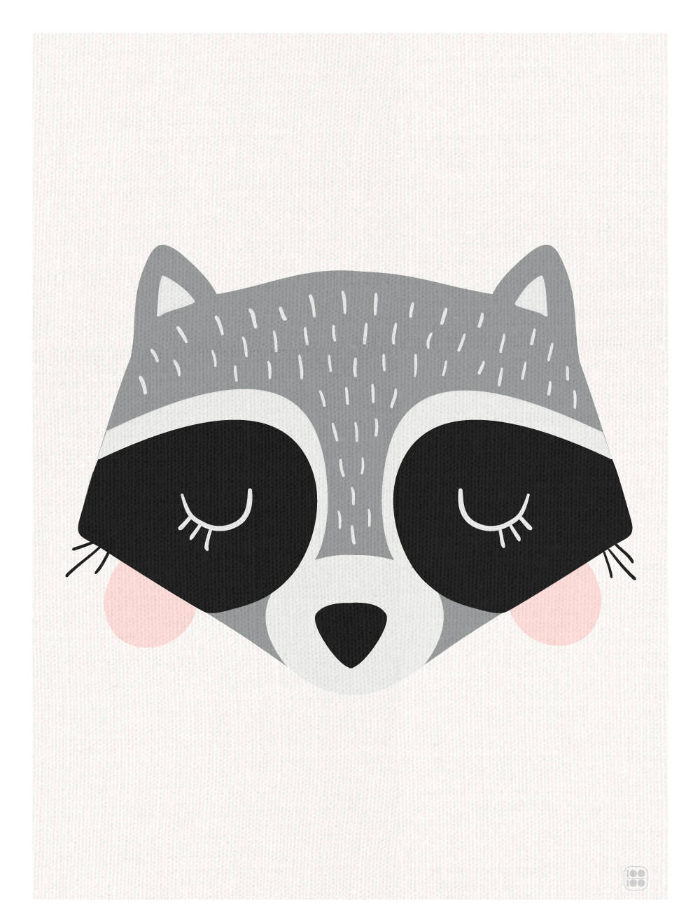 Raccoon Nursery Art Raccoon Kids Room Interiors Baby Room - Etsy