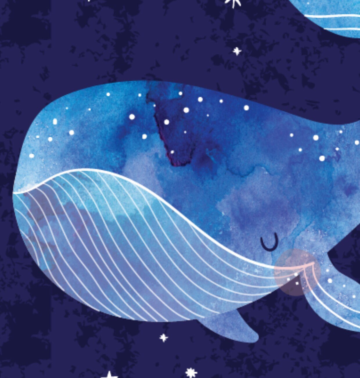 Baby Whale, Whale, Nursery Art, Baby, Kids Wall Art, Kids Bedroom, Boys ...