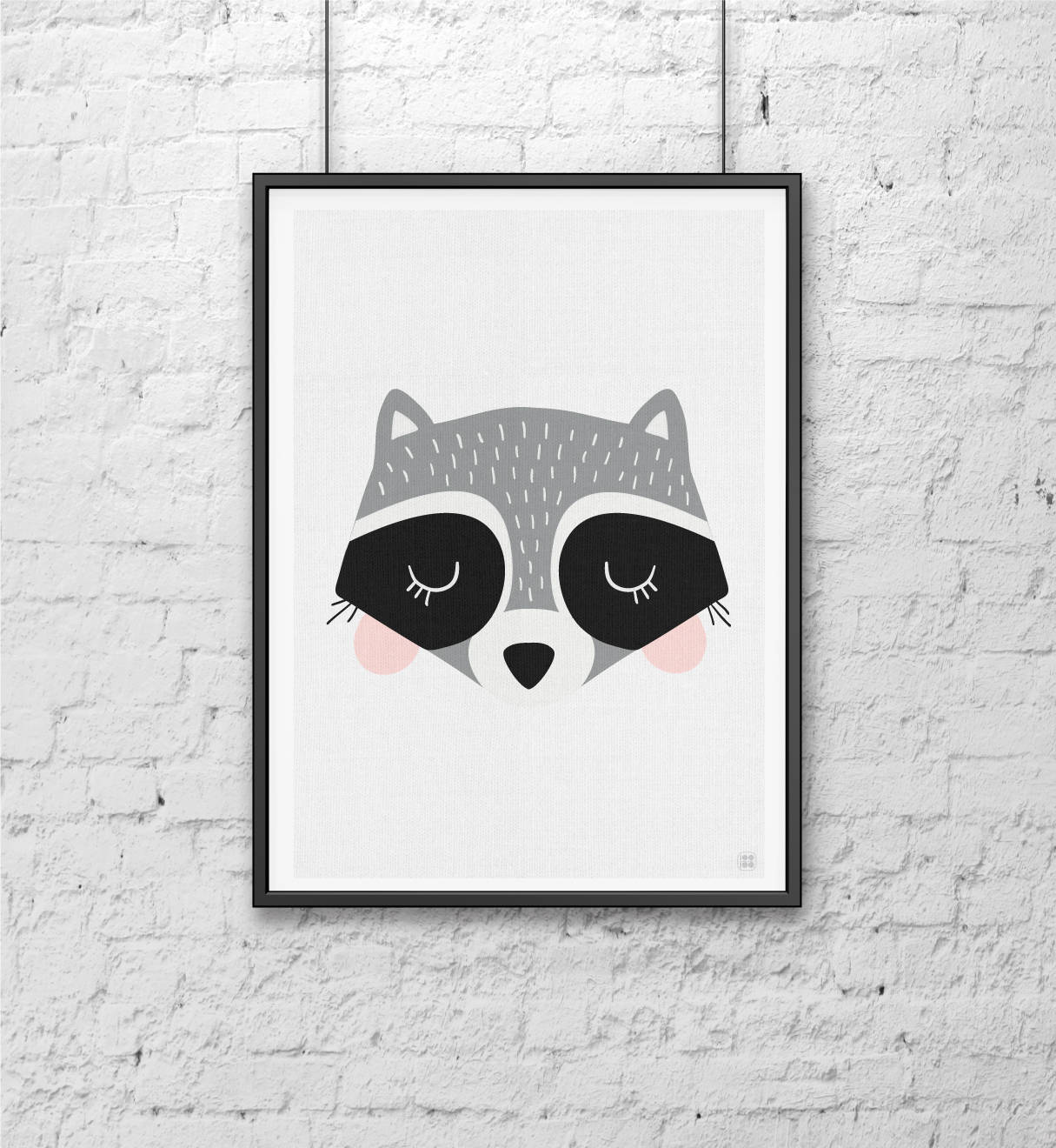 Raccoon Nursery Art Raccoon Kids Room Interiors Baby Room - Etsy