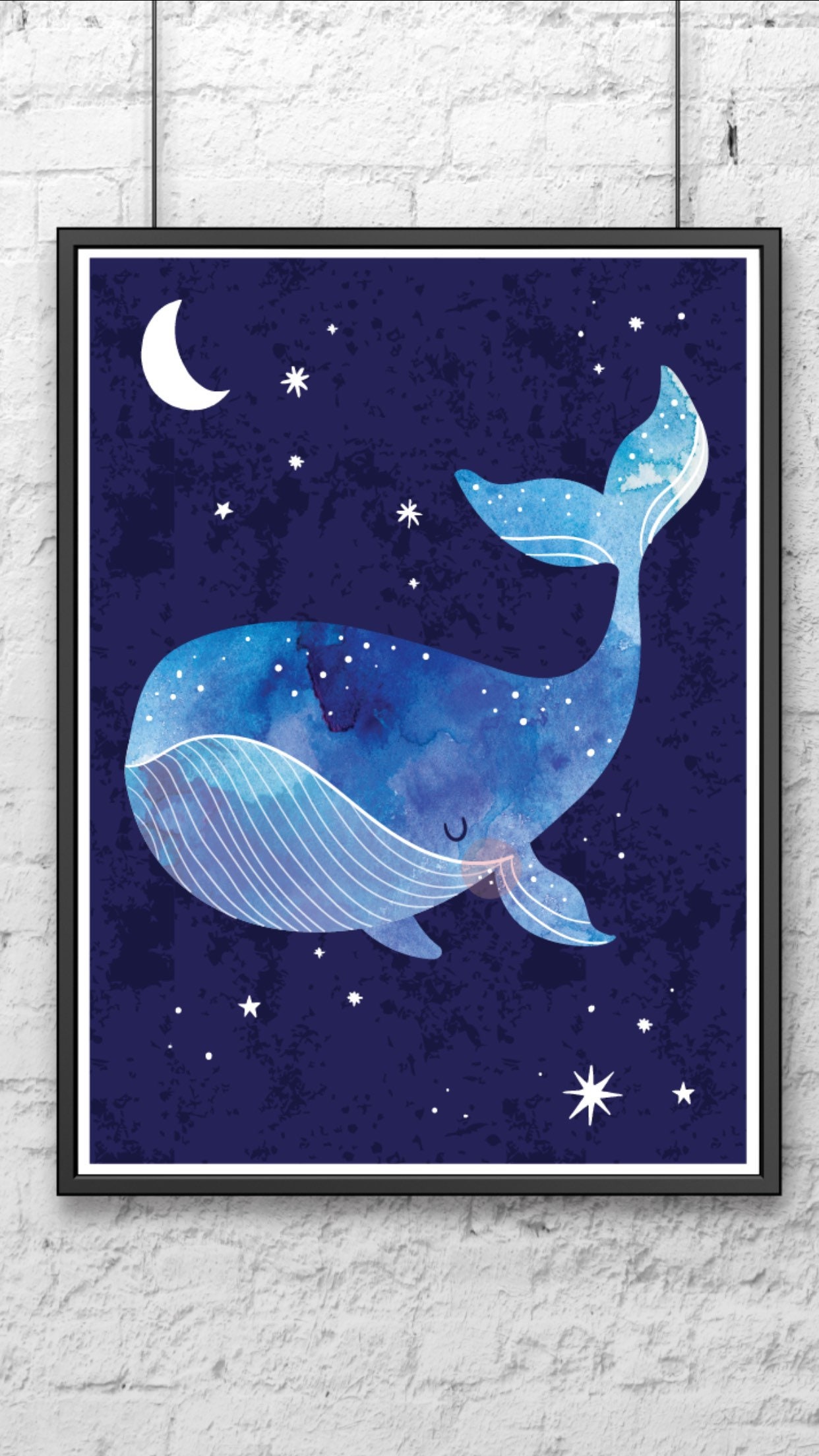 Baby Whale, Whale, Nursery Art, Baby, Kids Wall Art, Kids Bedroom, Boys ...