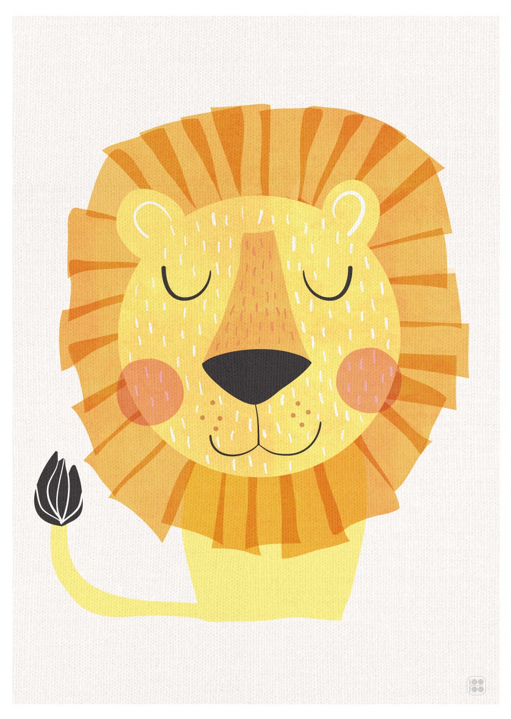 Baby Lion, Lion Nursery, Wild Animal, Illustration, Cute, Lion, Kids ...
