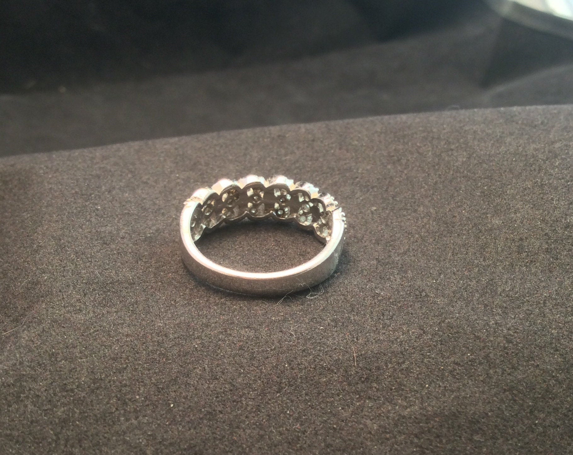 925 Sterling Silver Victoria Townsend Curvy Band Ring With 24 - Etsy