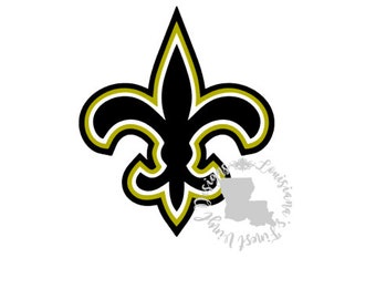 Saints fleur de lis | Etsy