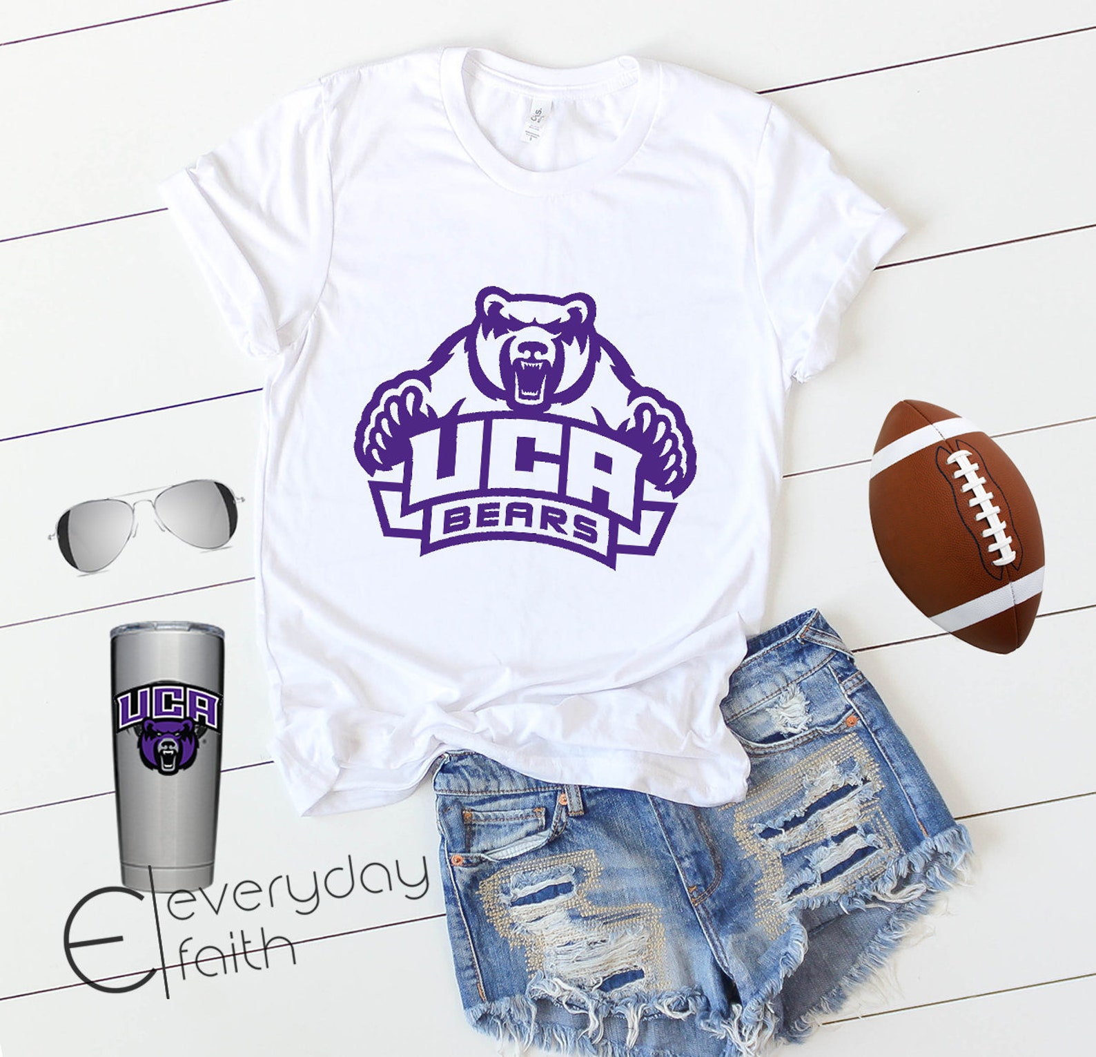UCA UCA Bears University of Central Arkansas Central - Etsy
