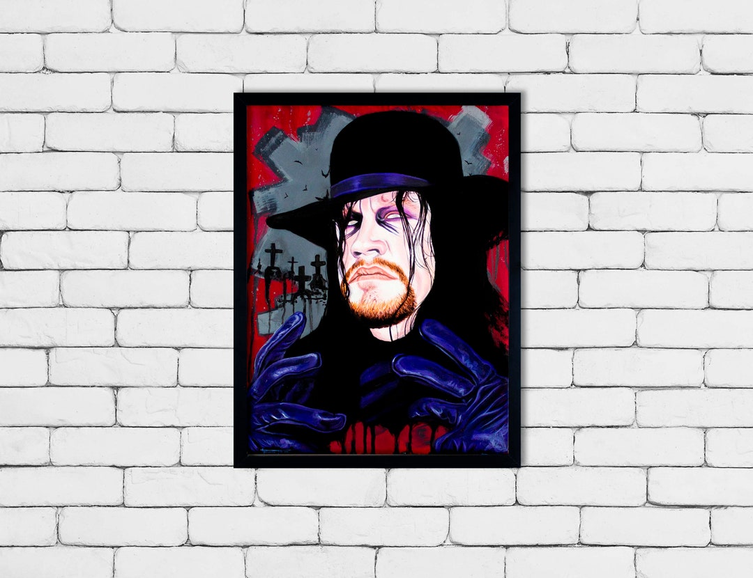 Undertaker 12 X 16 Original Oil Painting on Masonite Board FRAME ...