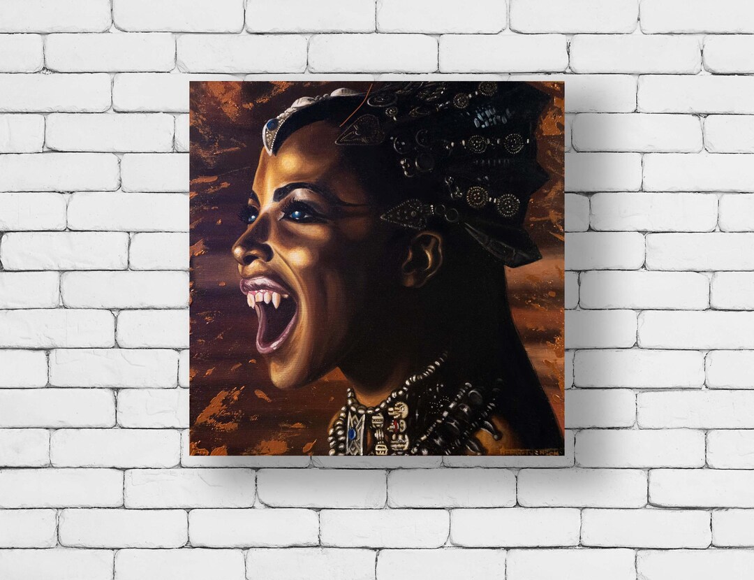 Queen of the Damned - 12" X 12" Original Oil Painting of Queen Akasha ...