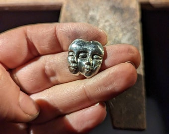 Janus God Two Faced Temporary Tattoo Sticker set of 2 - Etsy