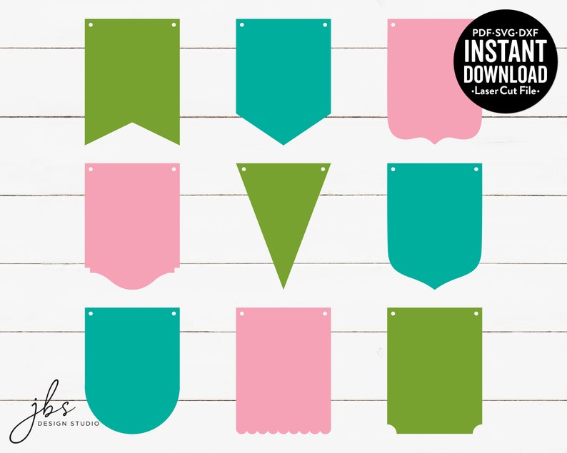 Banner Bundle Cut Files Laser Cut Files Instant Download - Etsy