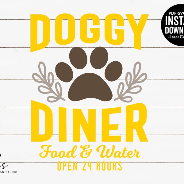 Doggy Diner Sign - Etsy