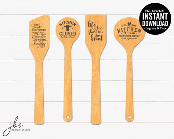 Wooden Spoons With Quotes and Phrases Cut File Laser Cut - Etsy