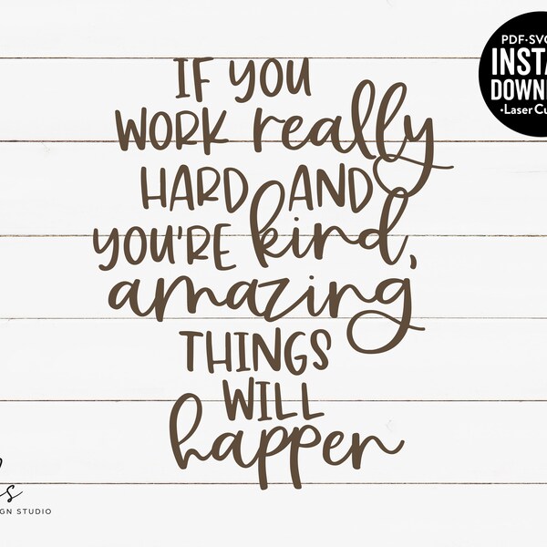 Work Really Hard - Etsy