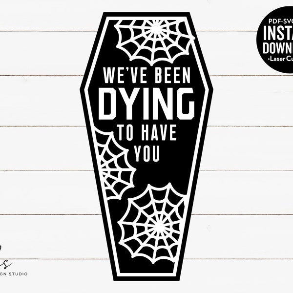 Weve Been Dying to Meet You Svg - Etsy