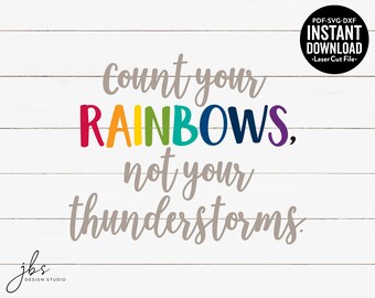 Count Your Rainbows - Etsy