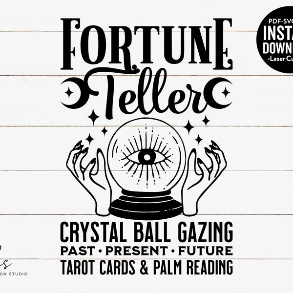 Fortune Teller Svg - Etsy