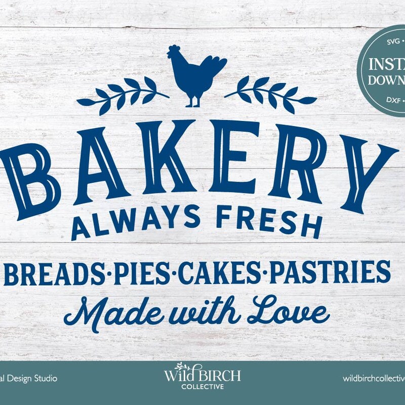 Bakery Svg - Etsy