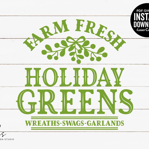 Fresh Holiday Swag - Etsy