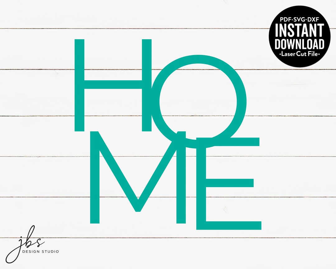 Home Sign Cut File Laser Cut Files Instant Download - Etsy