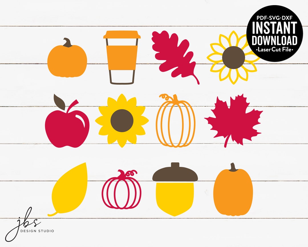 Fall Bundle Cut Files Laser Cut Files Instant Download - Etsy