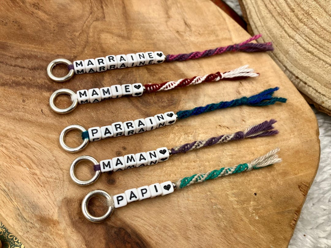 Personalized Keyrings - Customizable Gifts - Macramé Keyrings - Gifts ...