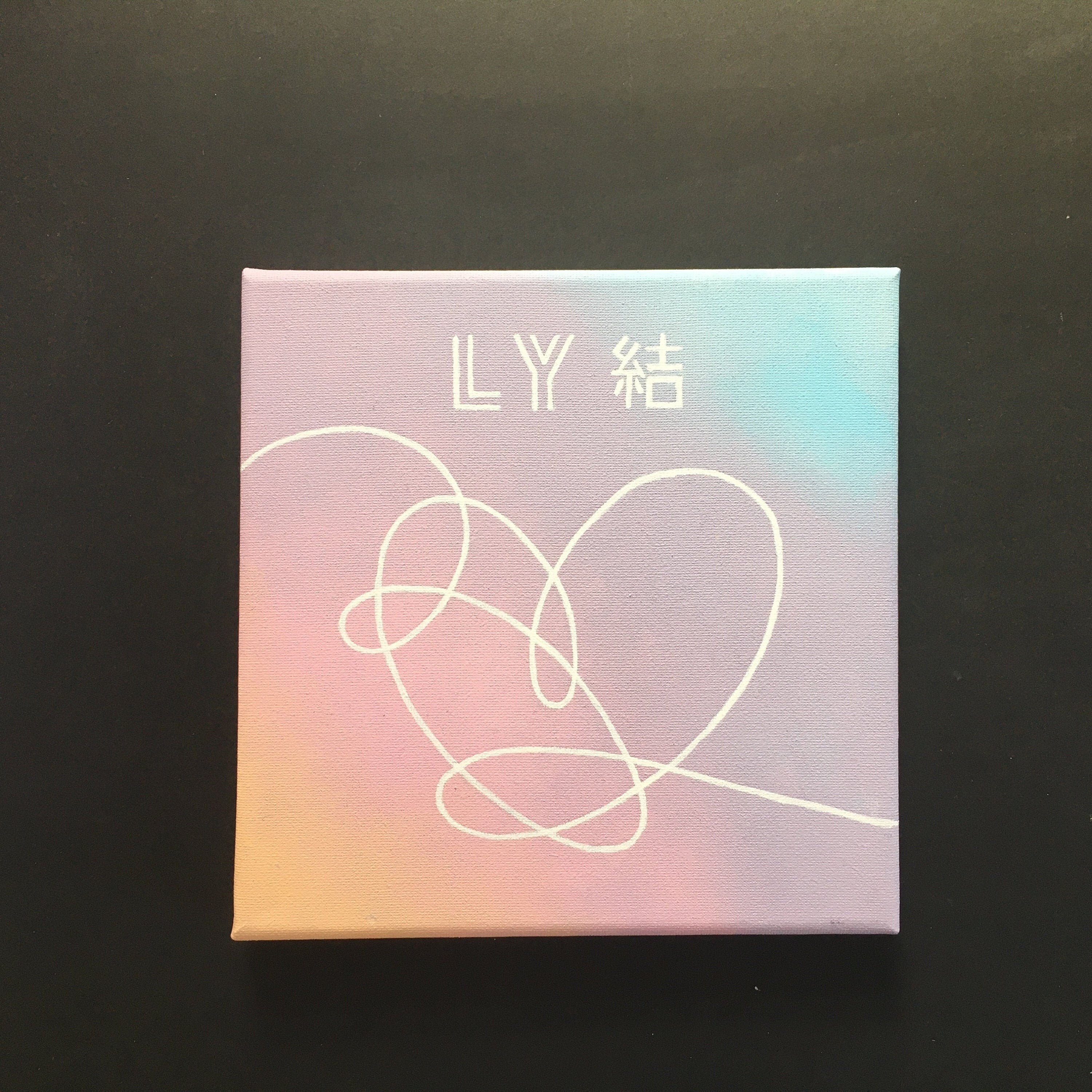 BTS LY:Answer hand painted album | Etsy