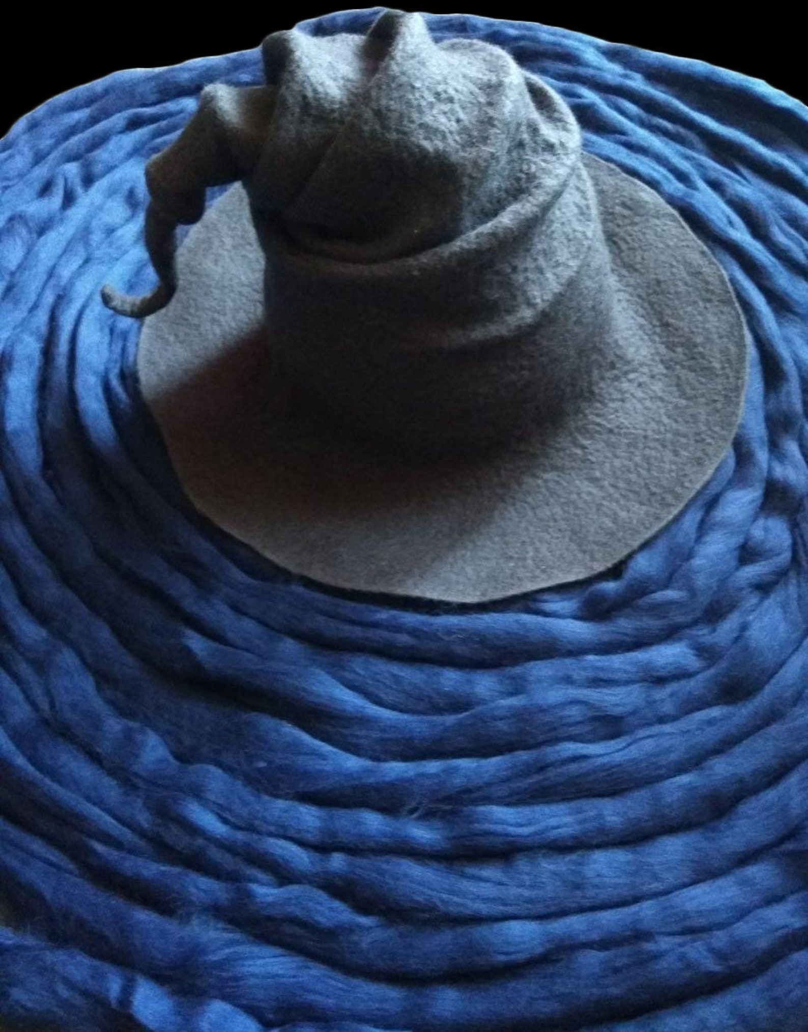 Wizard Felt Hat Magician Hat Felted Hat Wool Hat Black Witch - Etsy