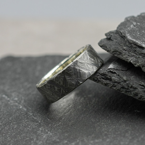Scratched Ring - Etsy