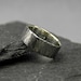 Scratched Silver Ring, Men Ring, Distressed Band - Etsy