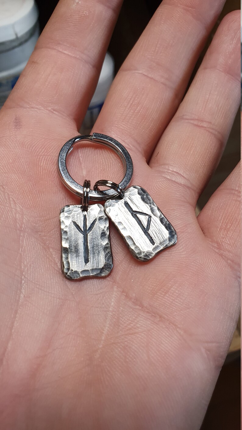 Silver Rune Pendant Viking Necklace Personalised Jewellery - Etsy UK