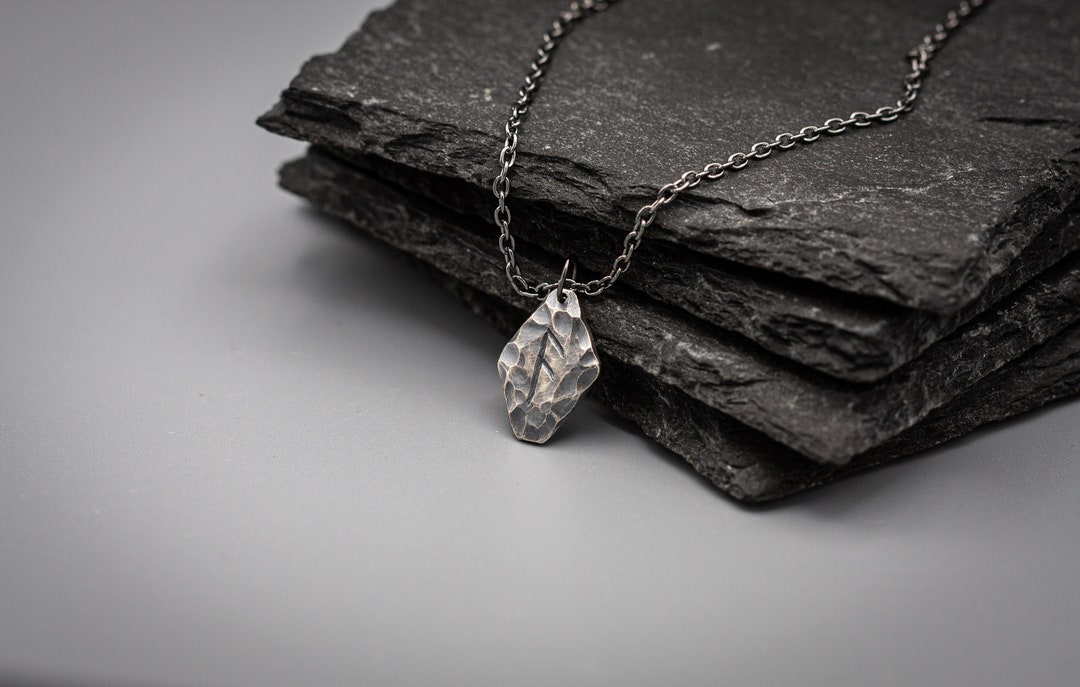 Silver Rune Pendant, Viking Necklace, Personalised Jewellery - Etsy