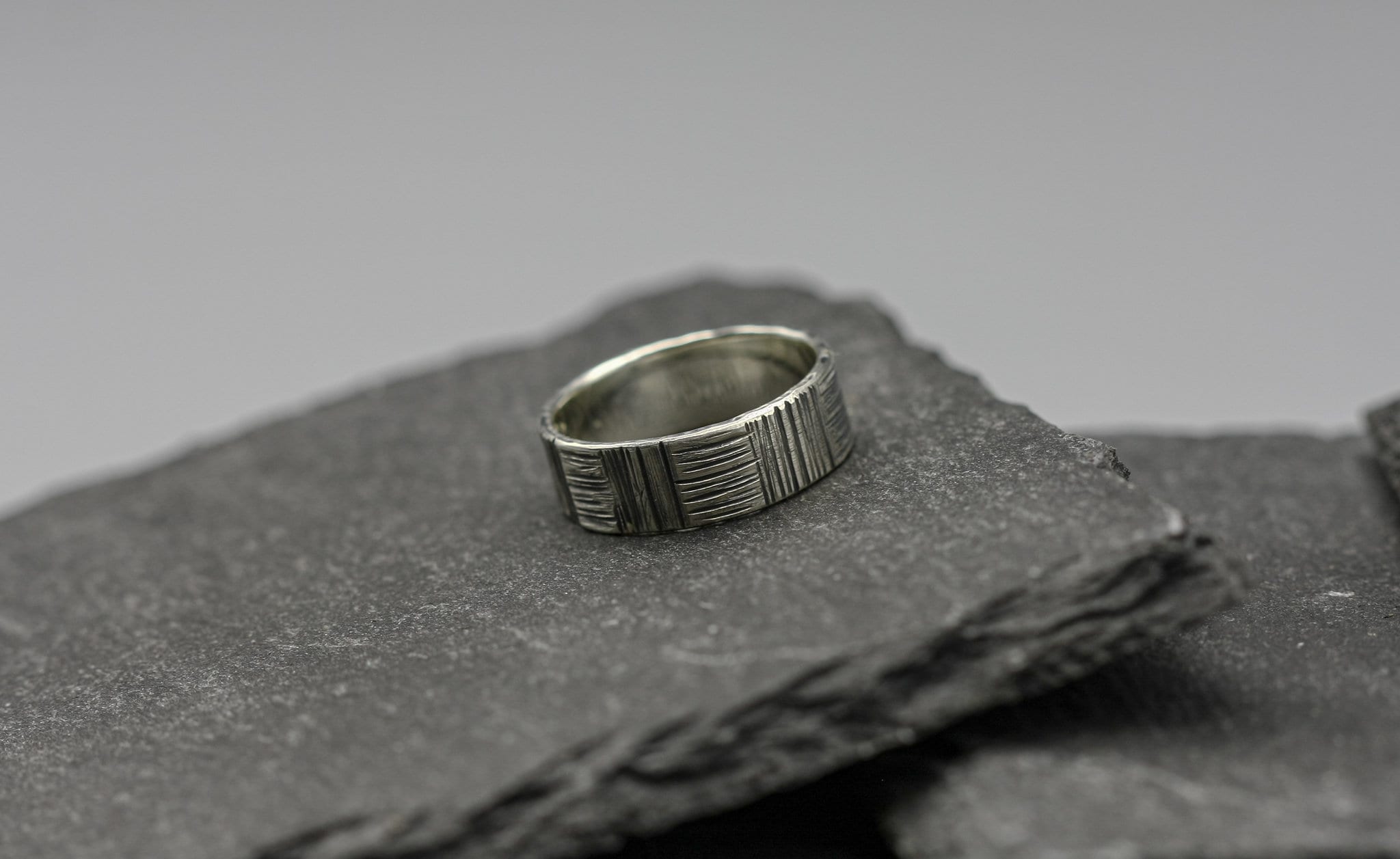 Viking Silver Ring Brutalist Men Ring Sterling Silver Band | Etsy UK